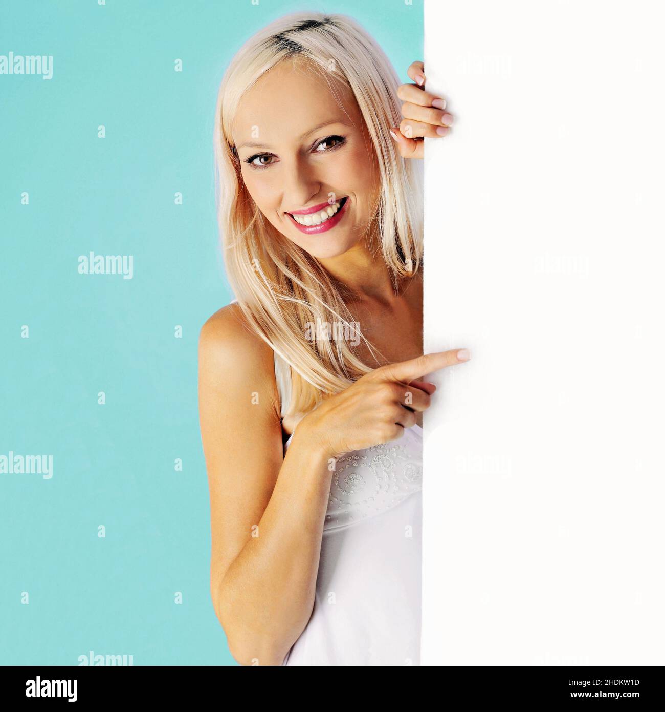 clue, advertising, blonde, clues, blondes Stock Photo - Alamy