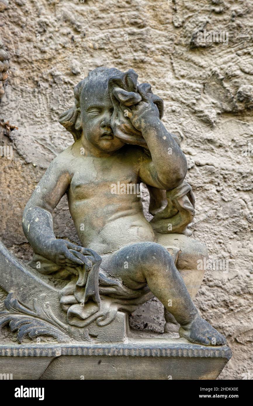 stone figure, gravestone, grave character, stone figures, gravestones ...