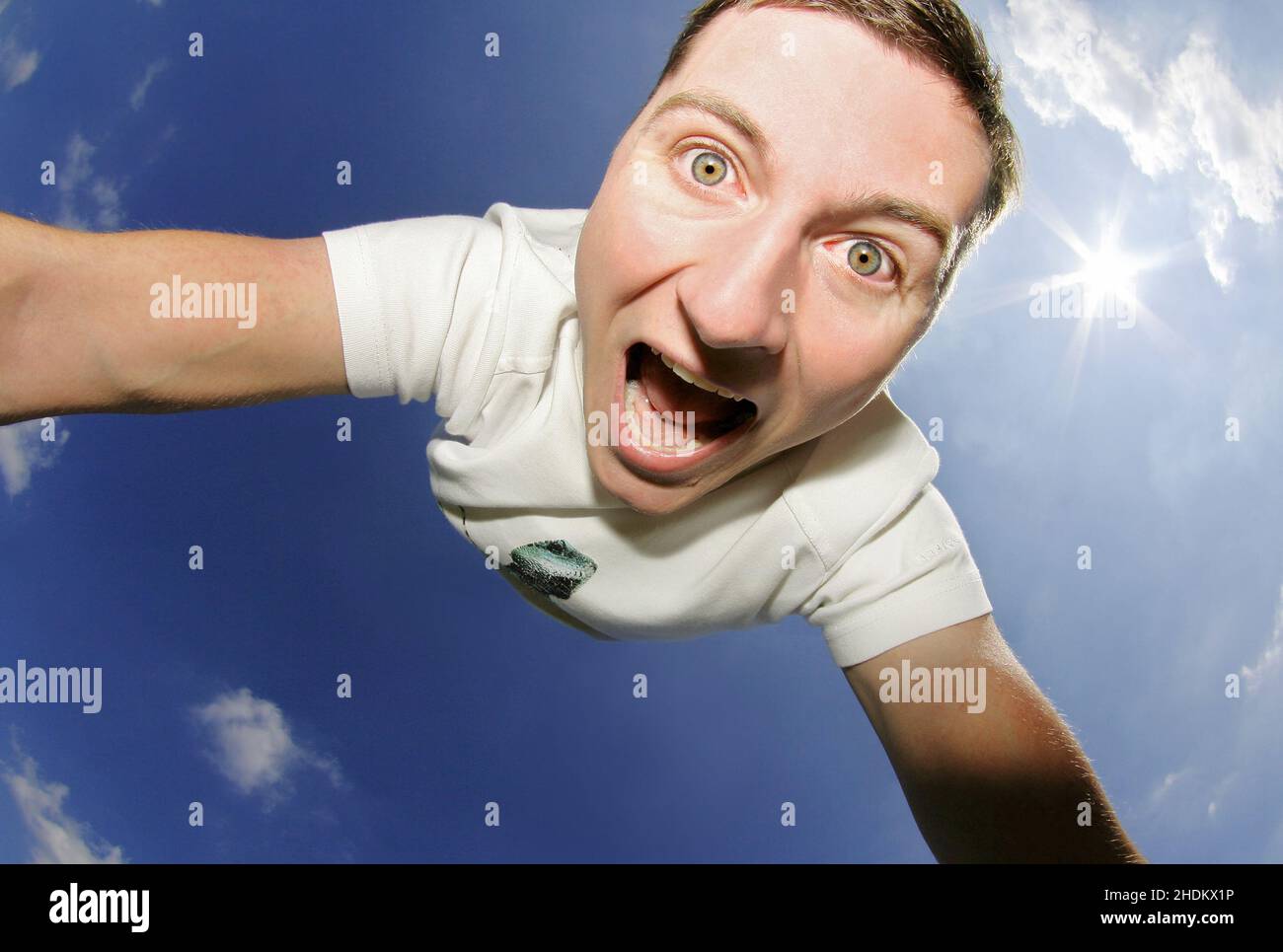 Man worms eye view hi-res stock photography and images - Alamy