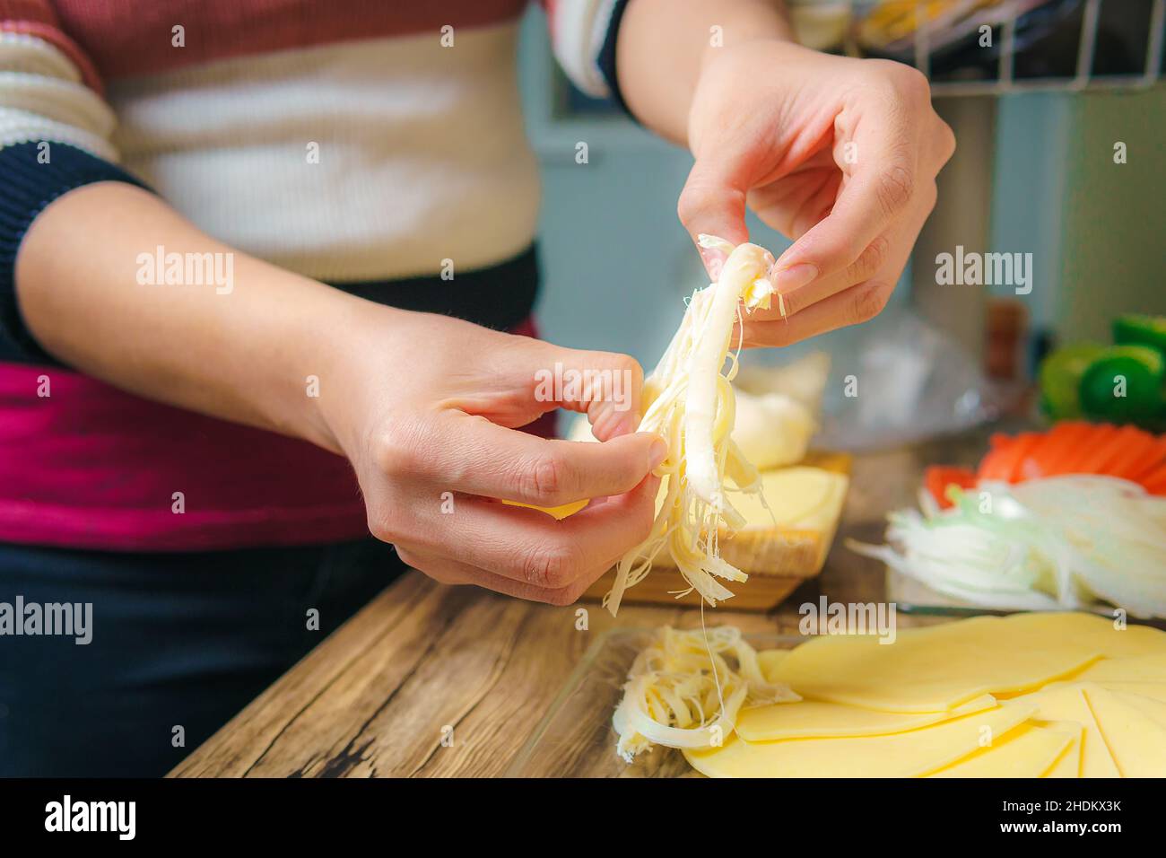 Kitchen closeup cheese hi-res stock photography and images - Alamy