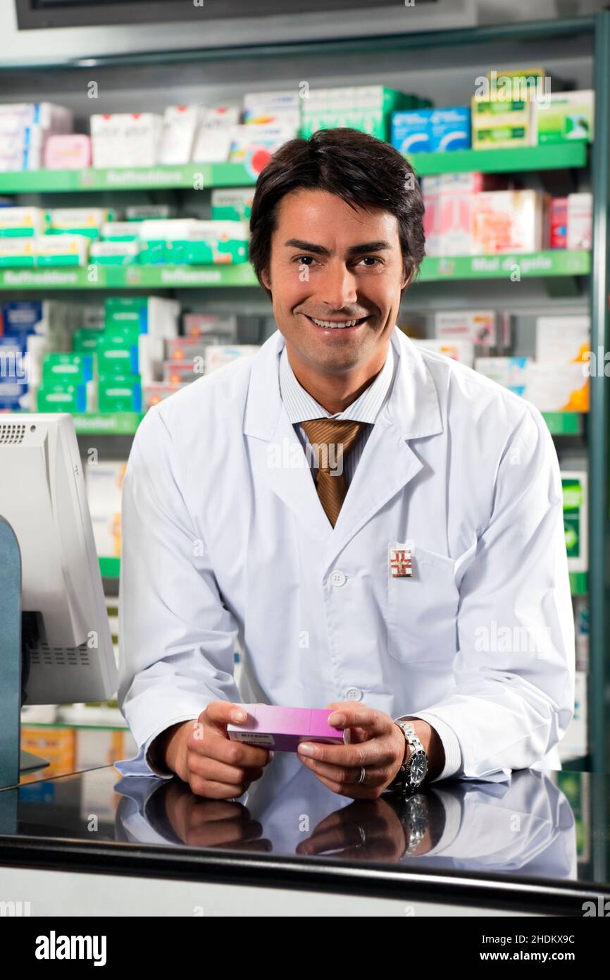 Pharmacists pharmacy counter hi-res stock photography and images - Alamy