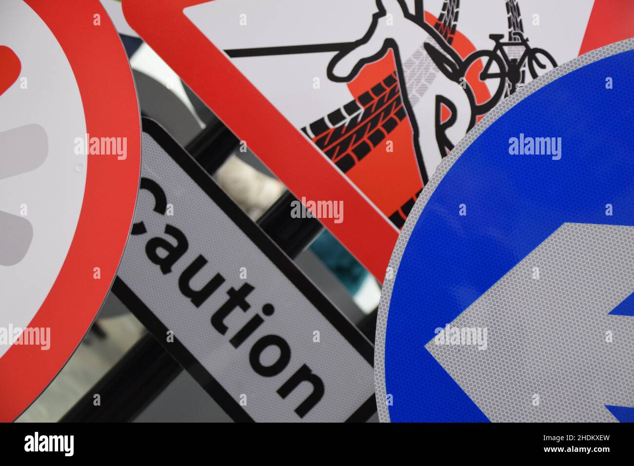 UK road signs Stock Photo - Alamy