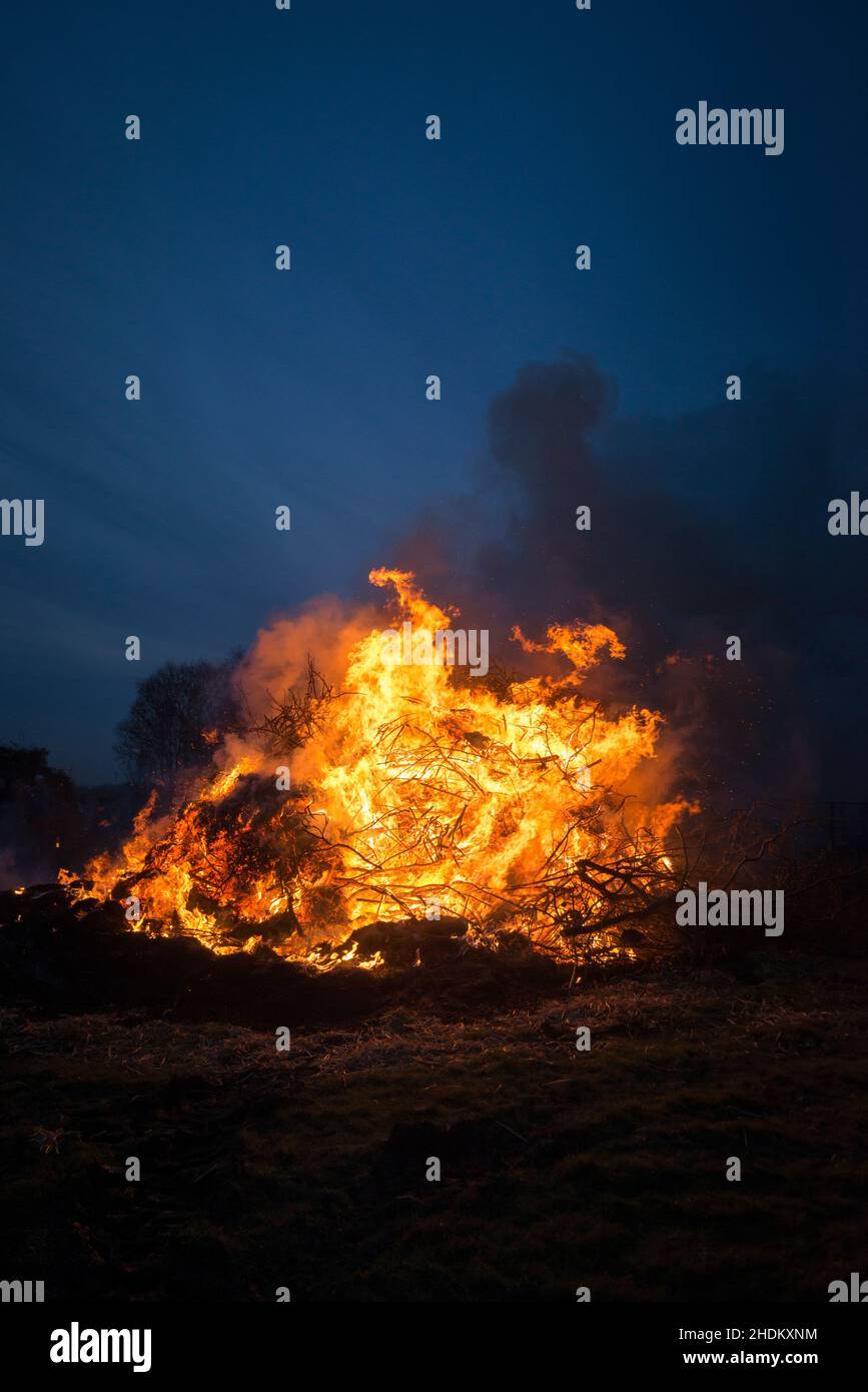 Bonfires blaze hi-res stock photography and images - Alamy