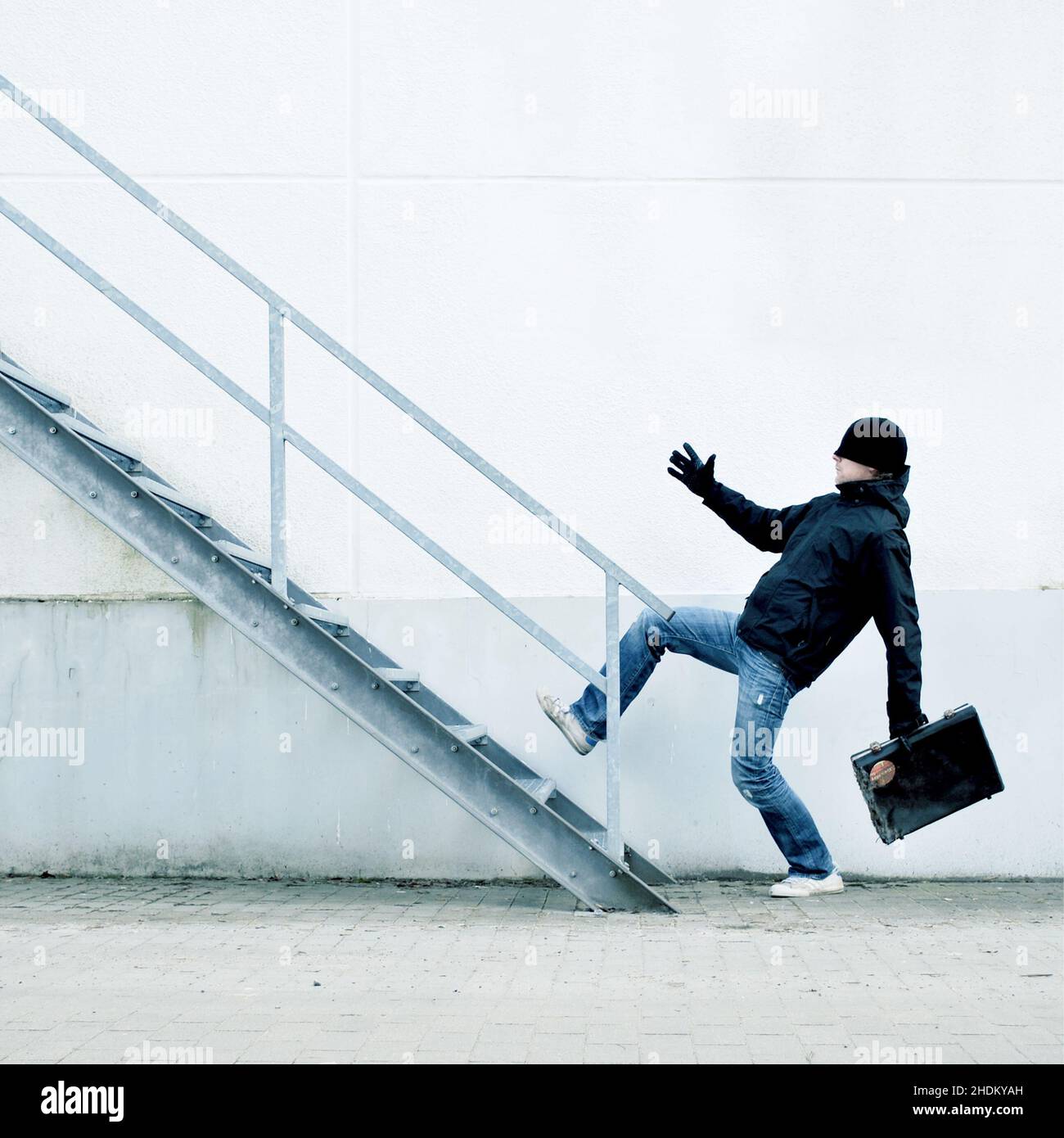 Business man walking humor hi-res stock photography and images - Alamy