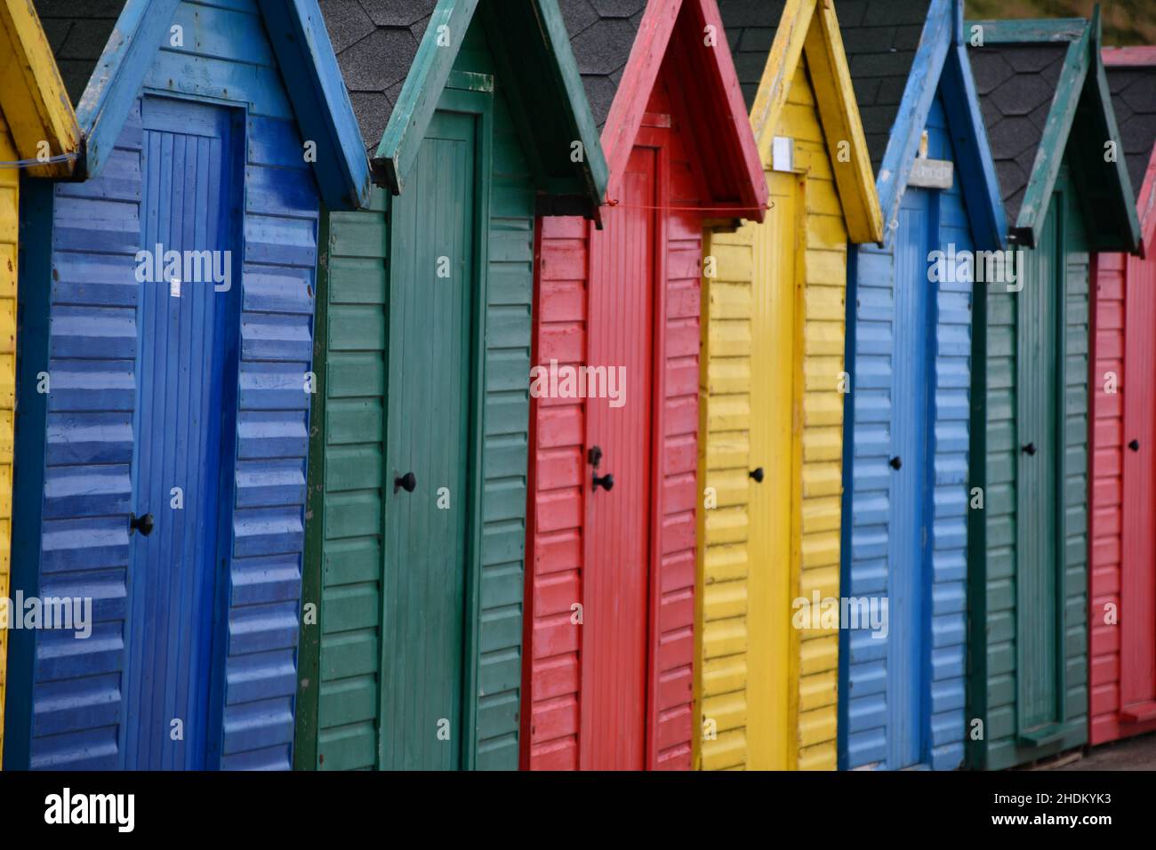 Artistic beach huts hi-res stock photography and images - Alamy