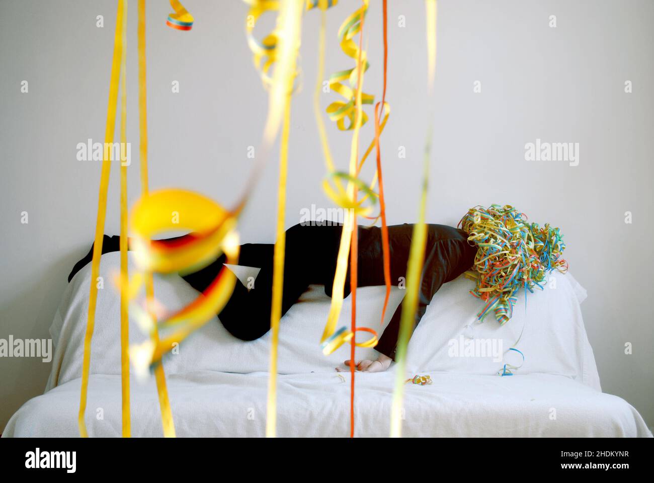 Exhausted party hi-res stock photography and images - Alamy