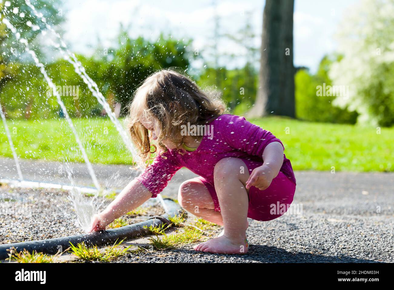 girl, summer, waterdrop, injecting, girls, summers, drop of water ...