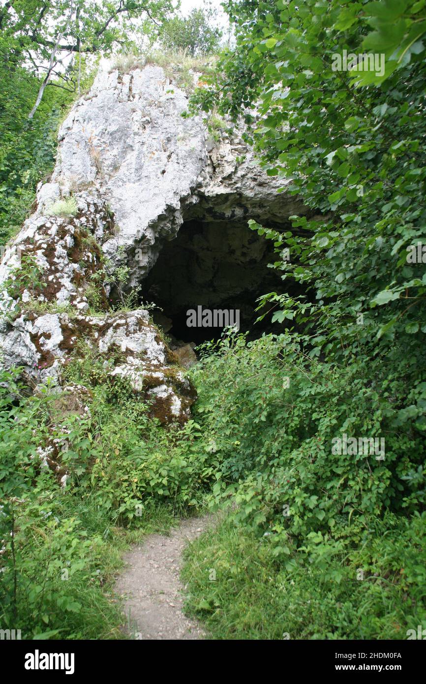 archaeology, cave, lonetal, bocksteinhöhle, archaeologies, caves Stock ...
