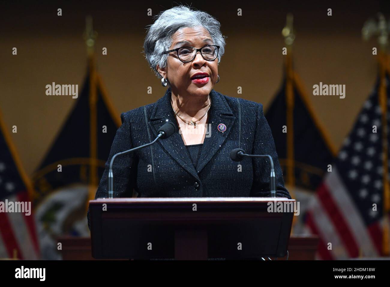Rep. Joyce Beatty, D-OH, speaks as members share the recollections on ...