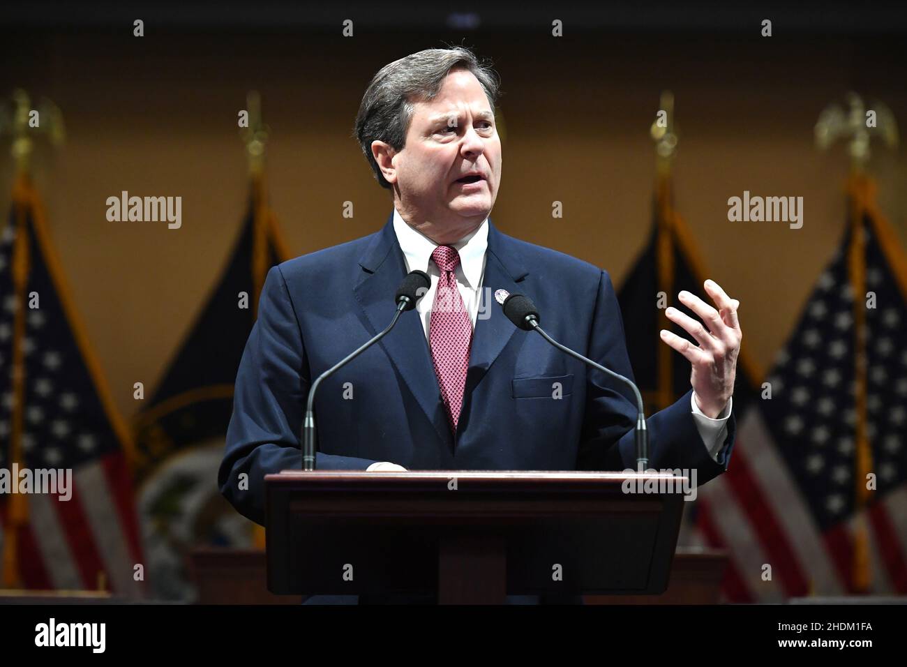 Rep. Donald Norcross,D-NJ, speaks as members share the recollections on ...