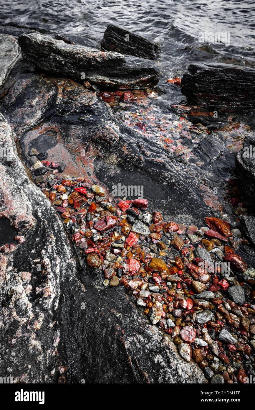 pebbles, rock, lake huron, georgian bay, pebble, rocks, lake hurons ...