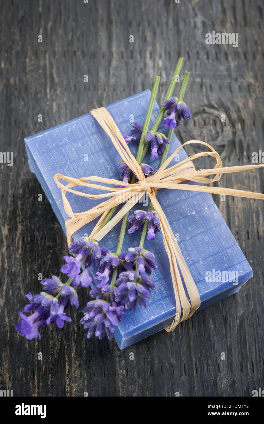 lavender soap, aromatic soap, lavender soaps, soaps Stock Photo - Alamy
