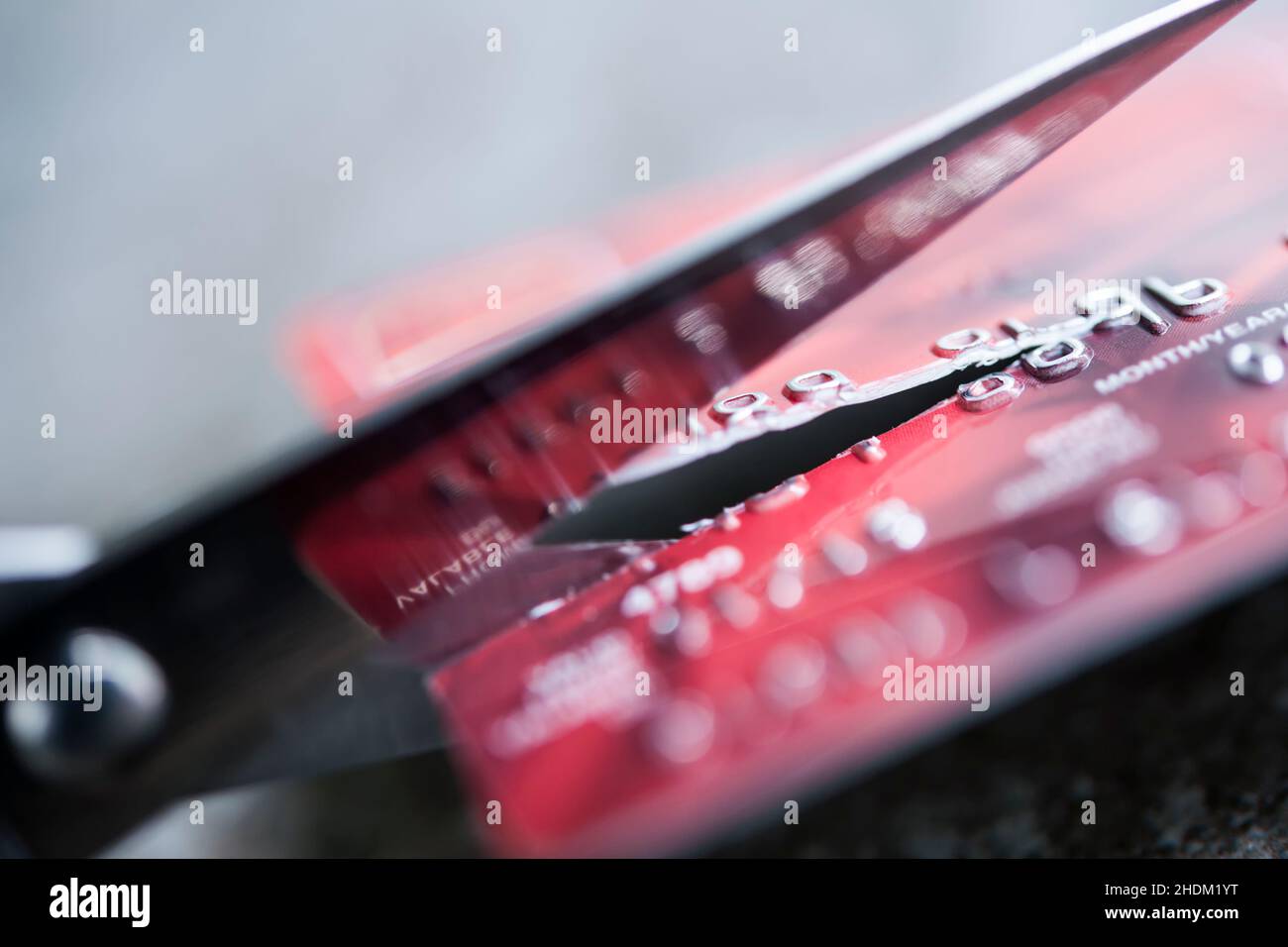 Credit card cutting hi-res stock photography and images - Alamy