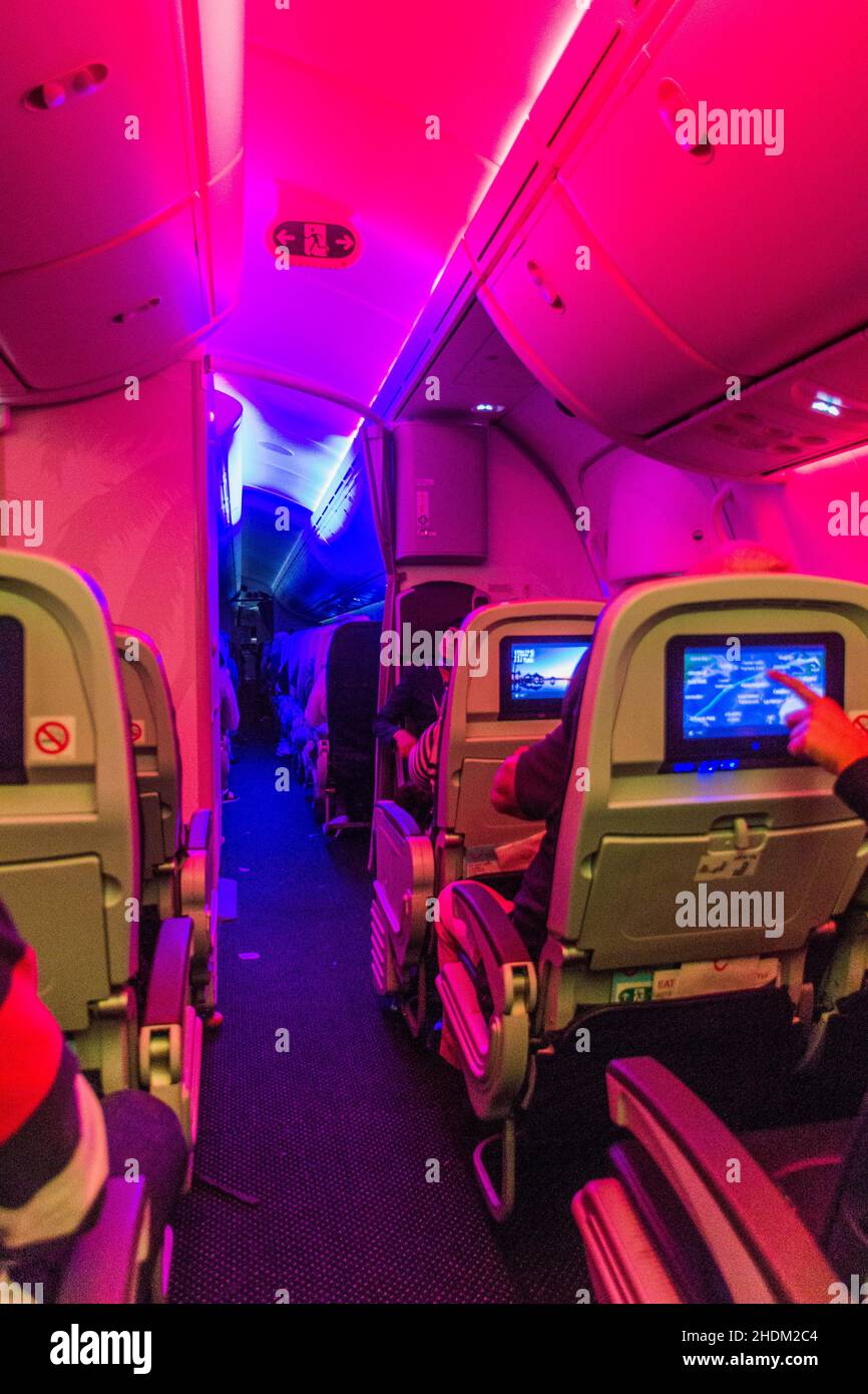 PUERTO PLATA, DOMINICAN REPUBLIC - DECEMBER 17, 2018: Interior of ...