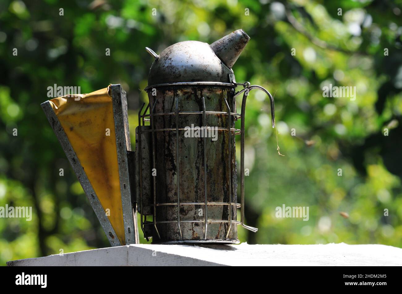 bellows, smoker, Beekeeping equipment, bellow Stock Photo - Alamy