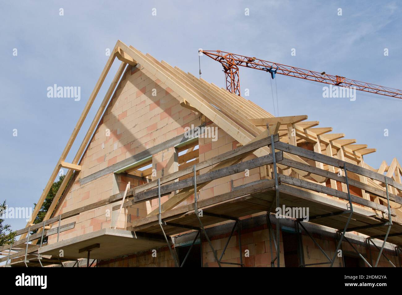 building construction, attic, carcass, building constructions, attics ...