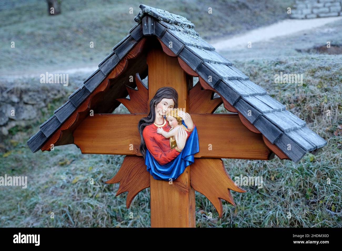 Jesus cross mary hi-res stock photography and images - Alamy