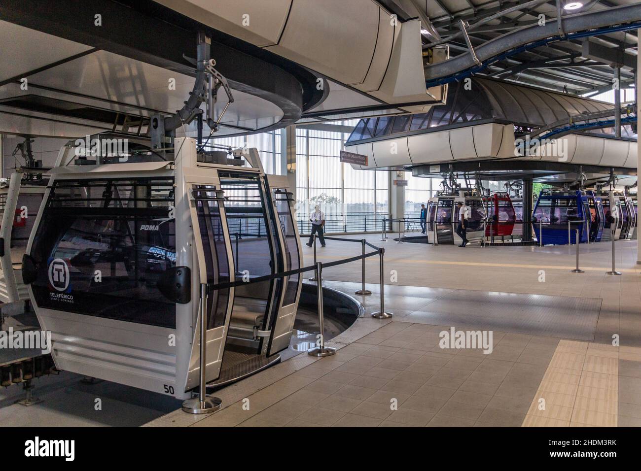 SANTO DOMINGO, DOMINICAN REPUBLIC - NOVEMBER 8, 2018: Teleferico cable ...