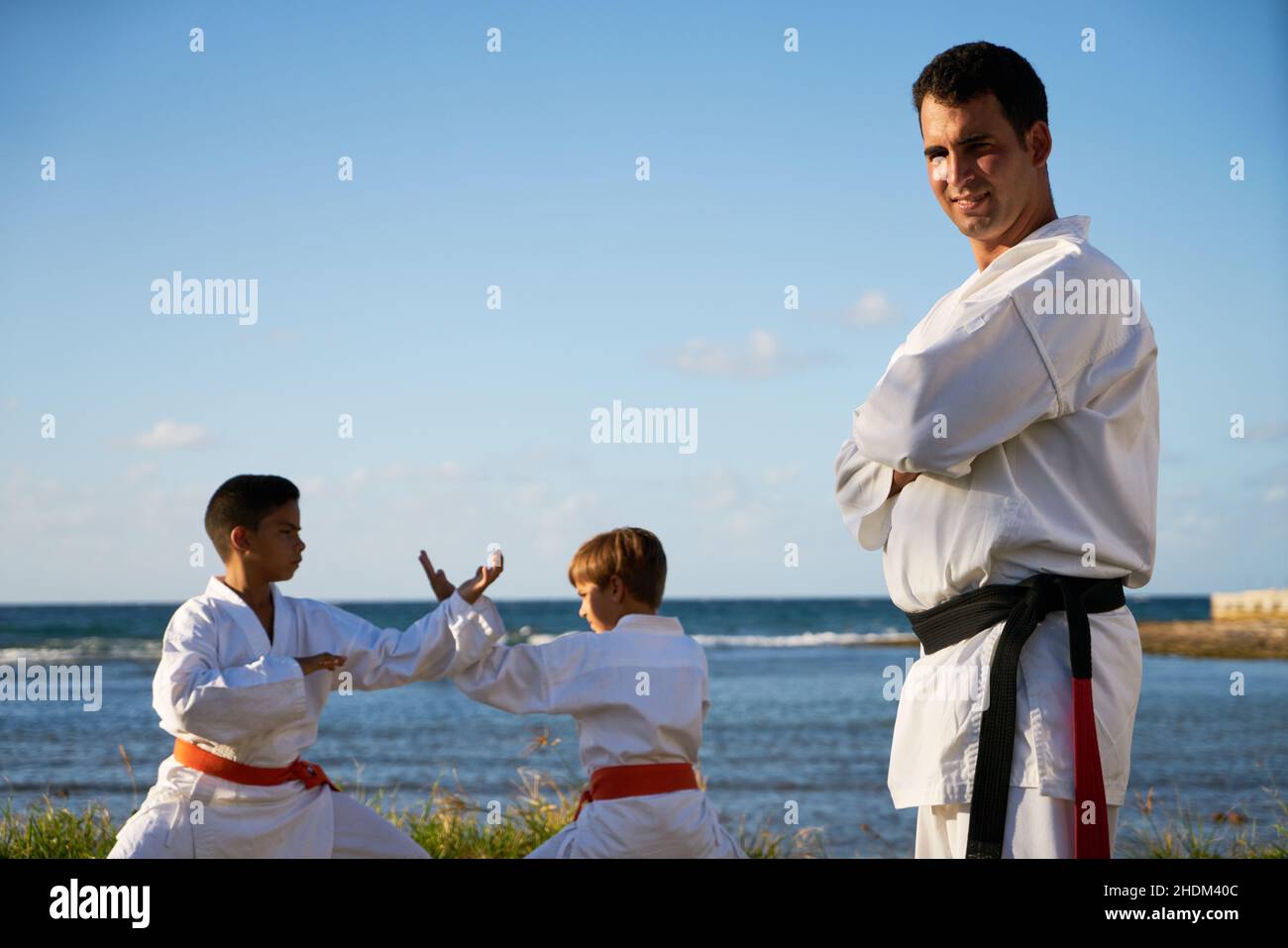 defense, coach, karate, defenses, coachs, karates Stock Photo - Alamy