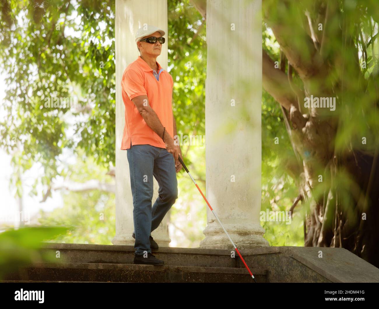 blind, white cane, blind person, white canes Stock Photo - Alamy