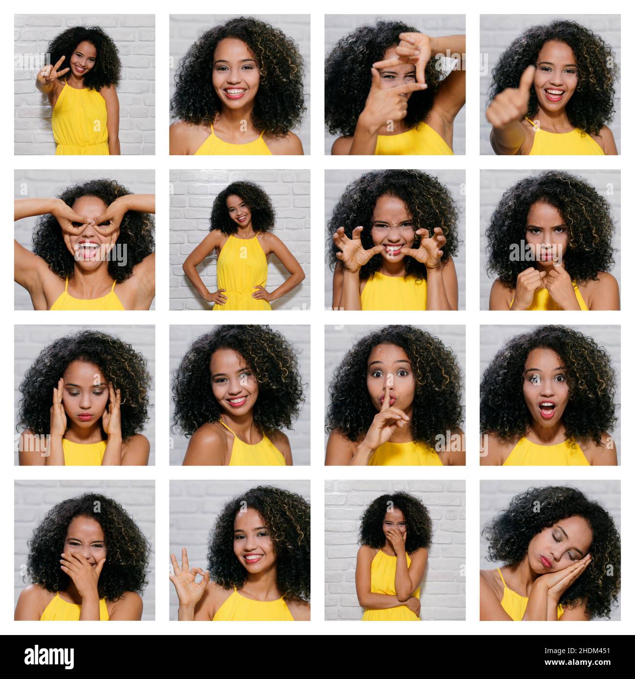 expression, collage, emotion, expressions, collages, emotions Stock ...