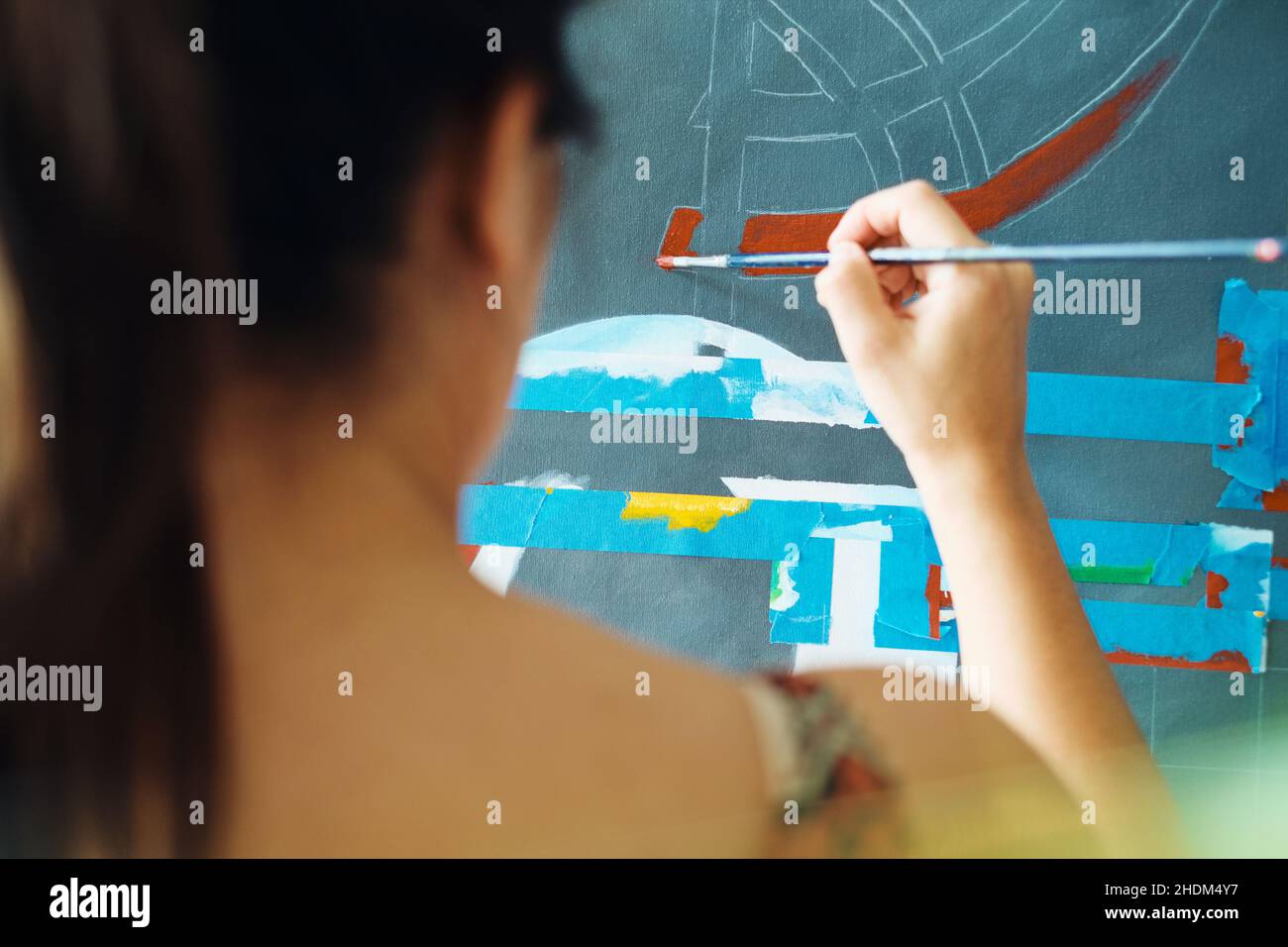 painting, art, canvas, drawing, arts Stock Photo - Alamy