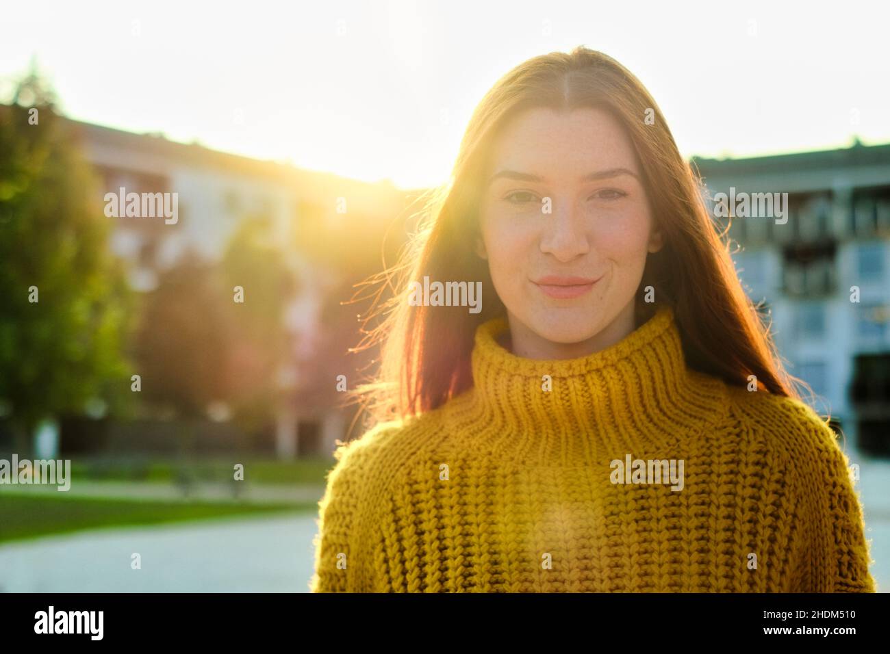portrait, young woman, sunlight, portraits, girl, girls, woman, young ...