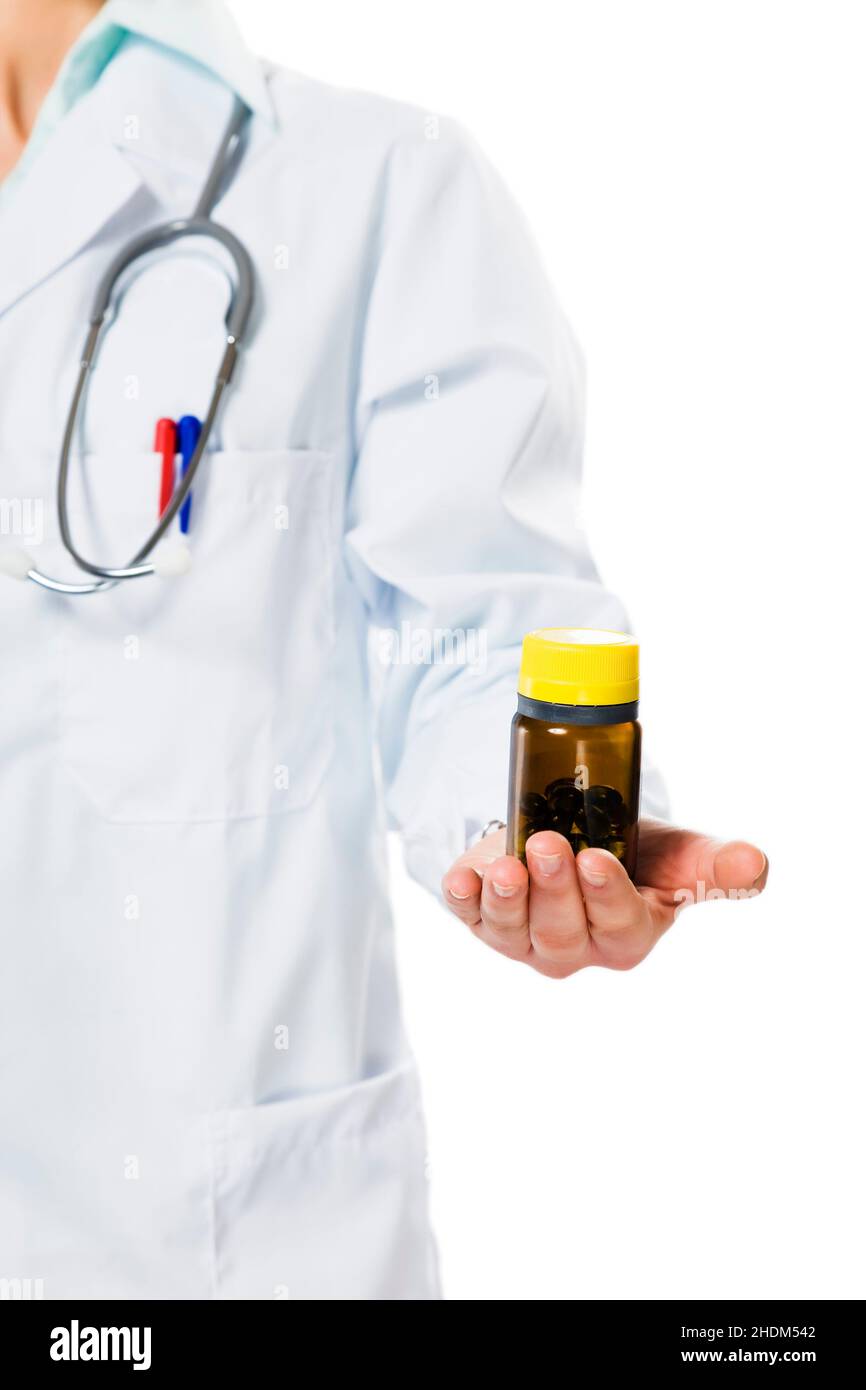 Doctor holding stethoscope can hi-res stock photography and images - Alamy