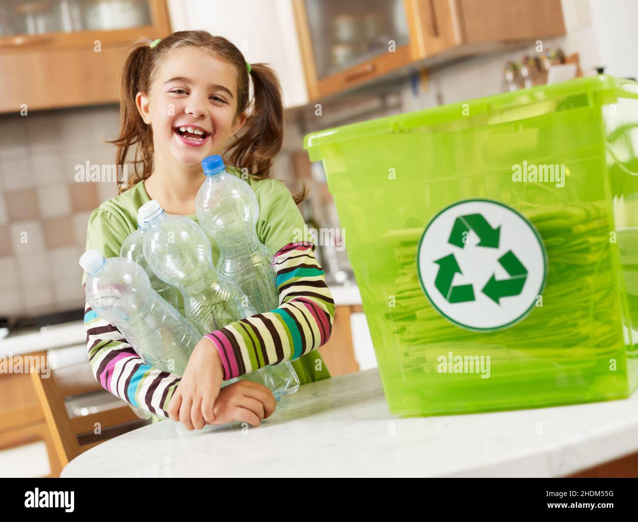 girl, recycling, waste separation, ecologically, girls, recycle, waste ...