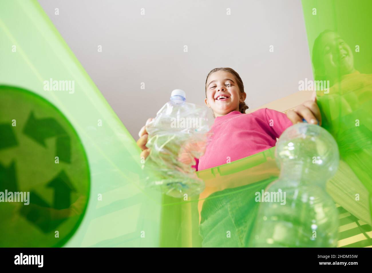 girl, recycling, waste separation, plastic trash, girls, recycle, waste ...