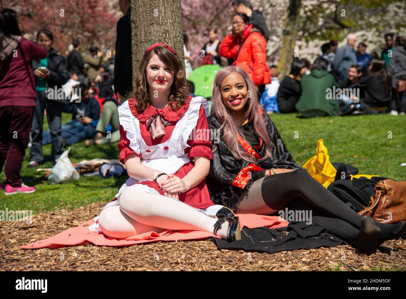 Cosplay characters pose outdoors Stock Photo - Alamy