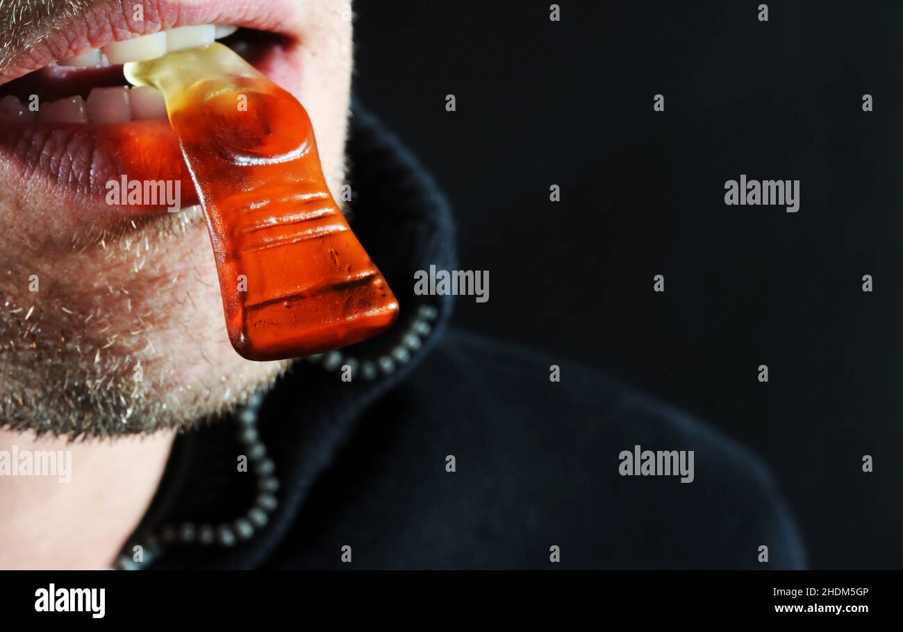 eating, candy, sweets, gum drop, cola bottle, eat, candies, gum drops ...