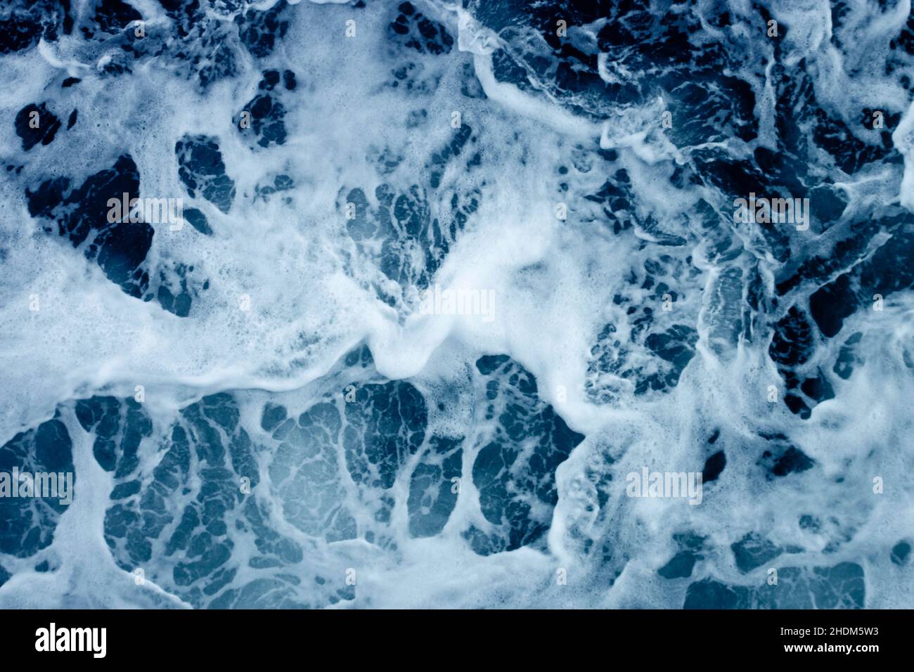 ocean, foam crowns, restless, oceans, offshore, foam crown Stock Photo ...