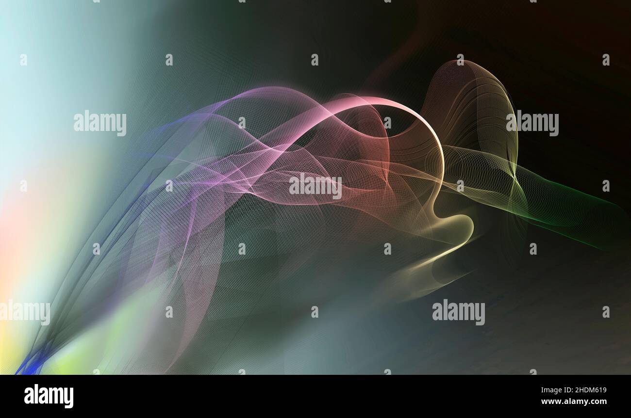 dynamic, wavy lines, dynamics, wavy line Stock Photo - Alamy