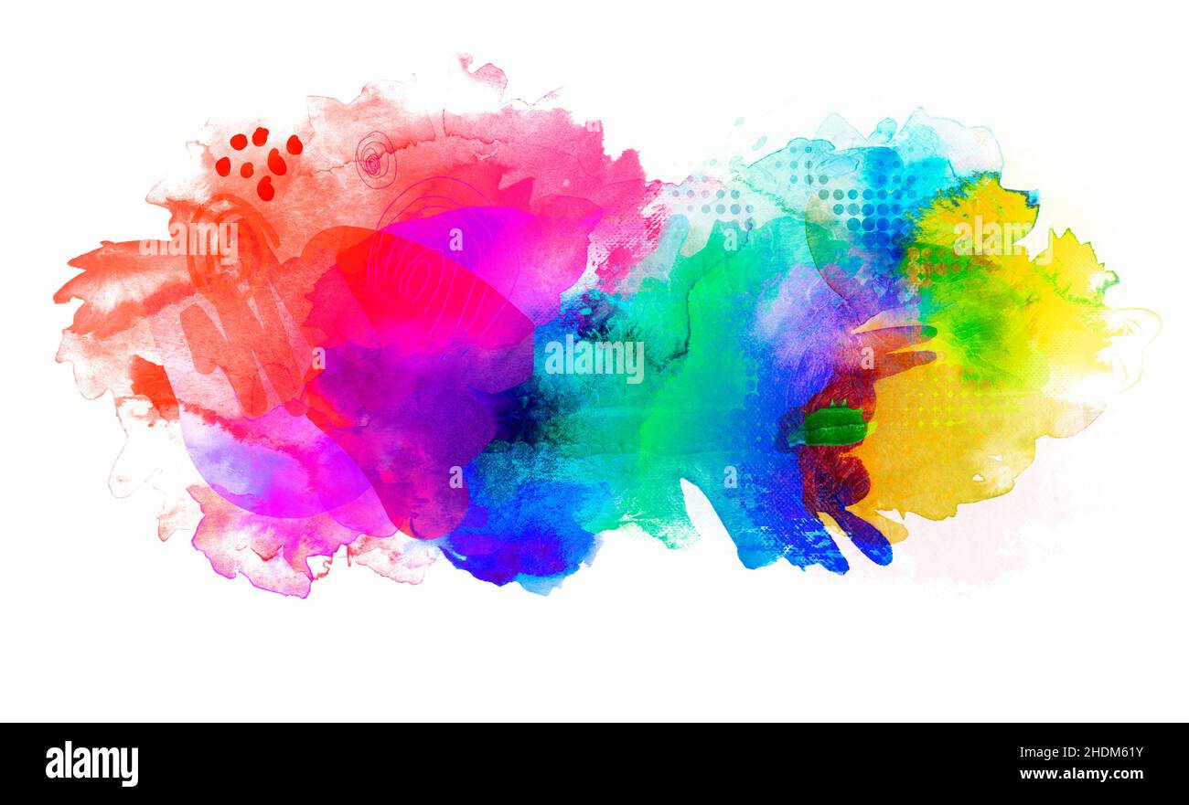 multi colored, watercolour paints, multi coloreds, watercolour paint ...