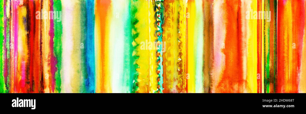 multi colored, watercolor painting, multi coloreds Stock Photo - Alamy