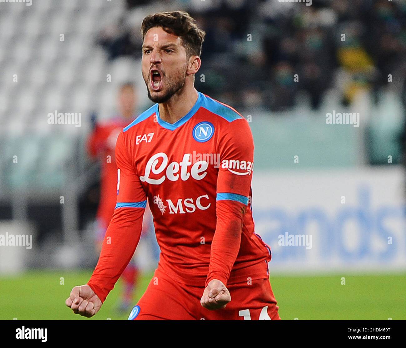 Dries Mertens of Napoli celebrates after scores during Serie A match ...