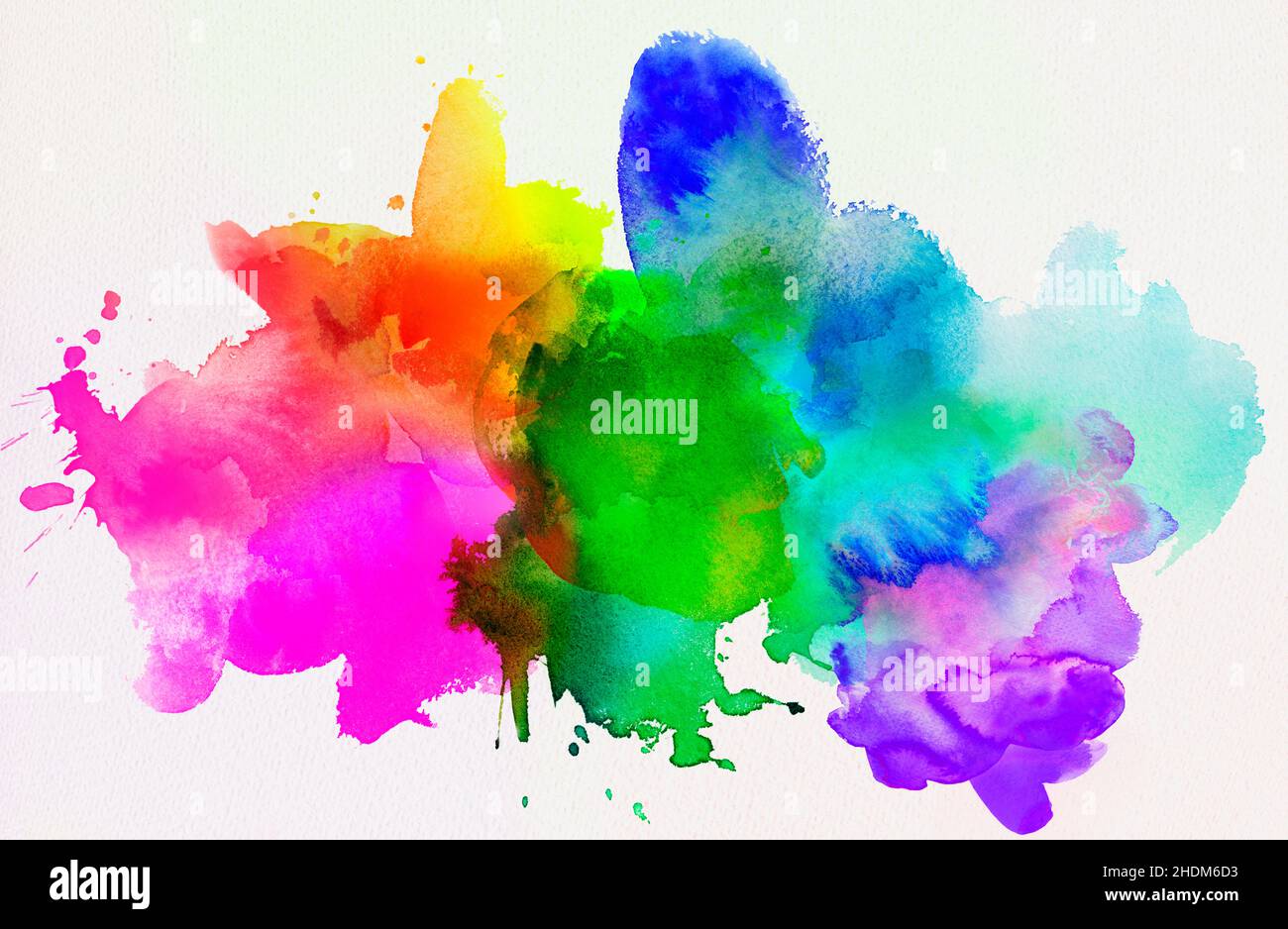 multi colored, watercolour paints, blob, multi coloreds, watercolour ...