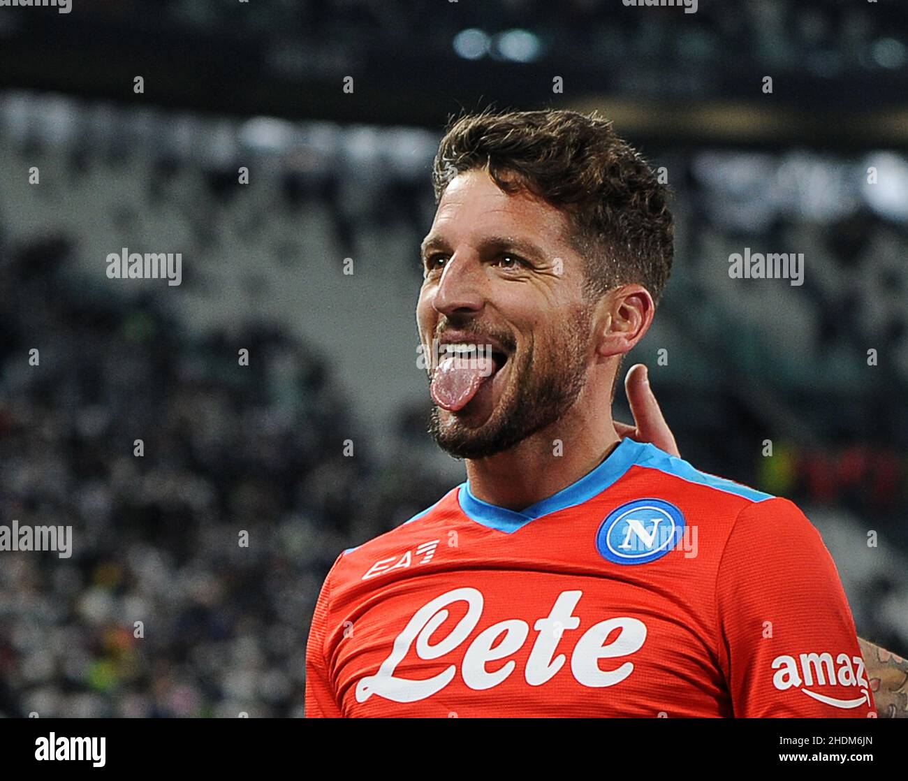 Dries Mertens of Napoli celebrates after scores during Serie A match ...