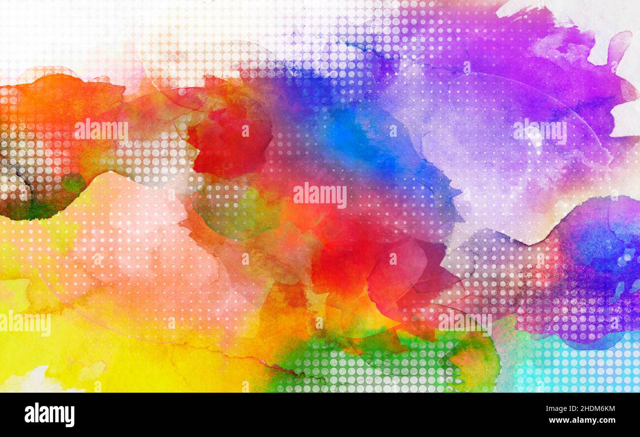 watercolour paints, grid, blob, watercolour paint, grids, blobs, paint ...