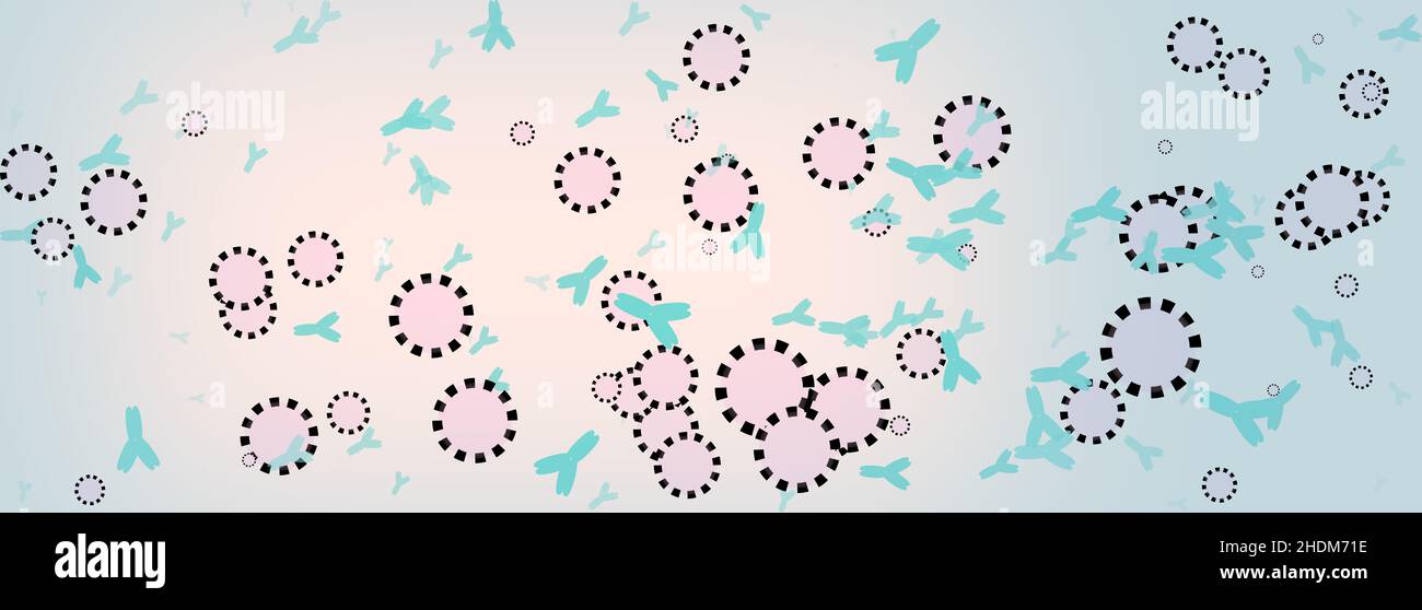 illustration, virus, cells, antibody, corona virus, illustrations, cell, antibodies Stock Photo ...