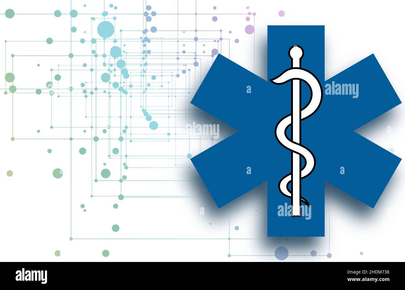 Caduceus color hi-res stock photography and images - Alamy