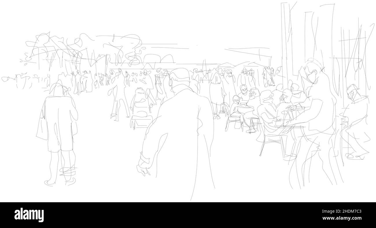 Simple Abstract Drawings Of People