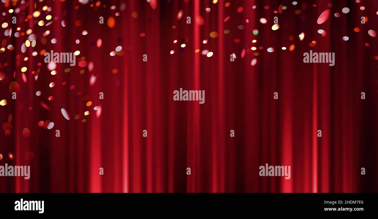 curtain, theater, confetti, curtains, drape, theaters, theatre ...