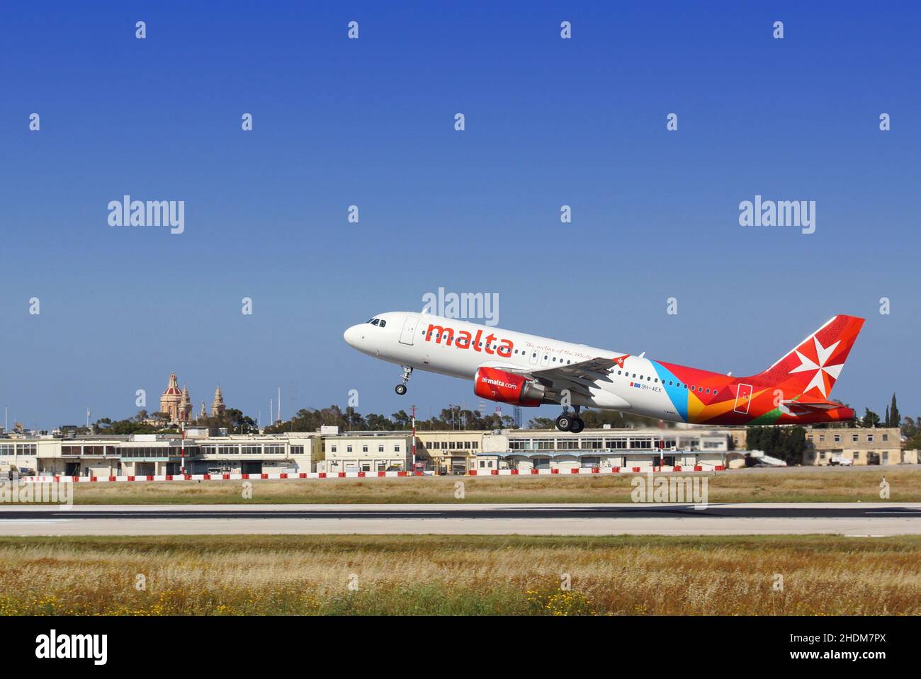 airbus, air malta Stock Photo - Alamy