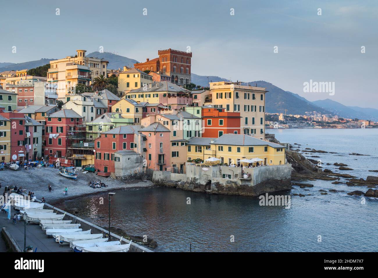 Harbor city genoa cities hi-res stock photography and images - Alamy