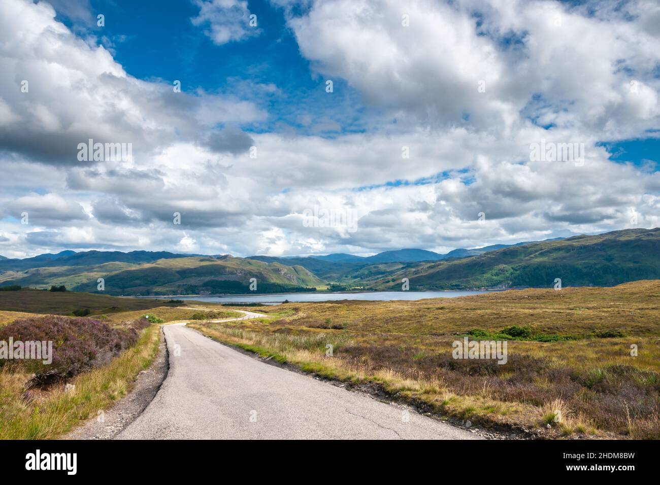 road, highlands, roads, street, streets, highland Stock Photo - Alamy