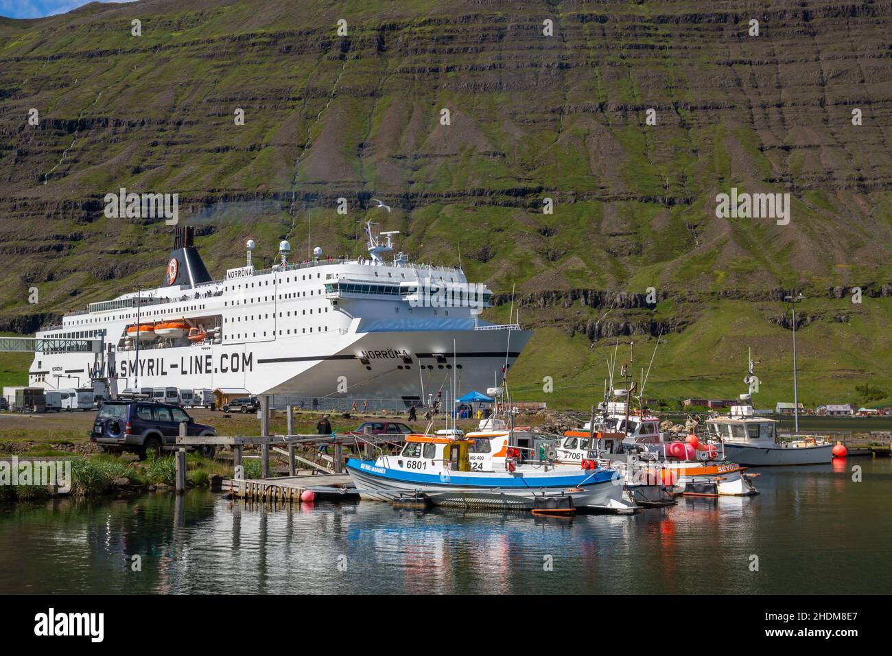 iceland, ferry, seydisfjördur, icelands, ferries Stock Photo - Alamy