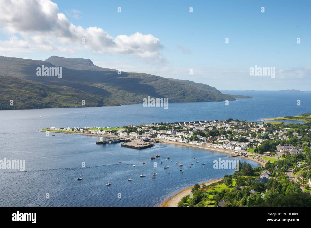 harbour, highlands, ullapool, harbours, port, highland Stock Photo - Alamy