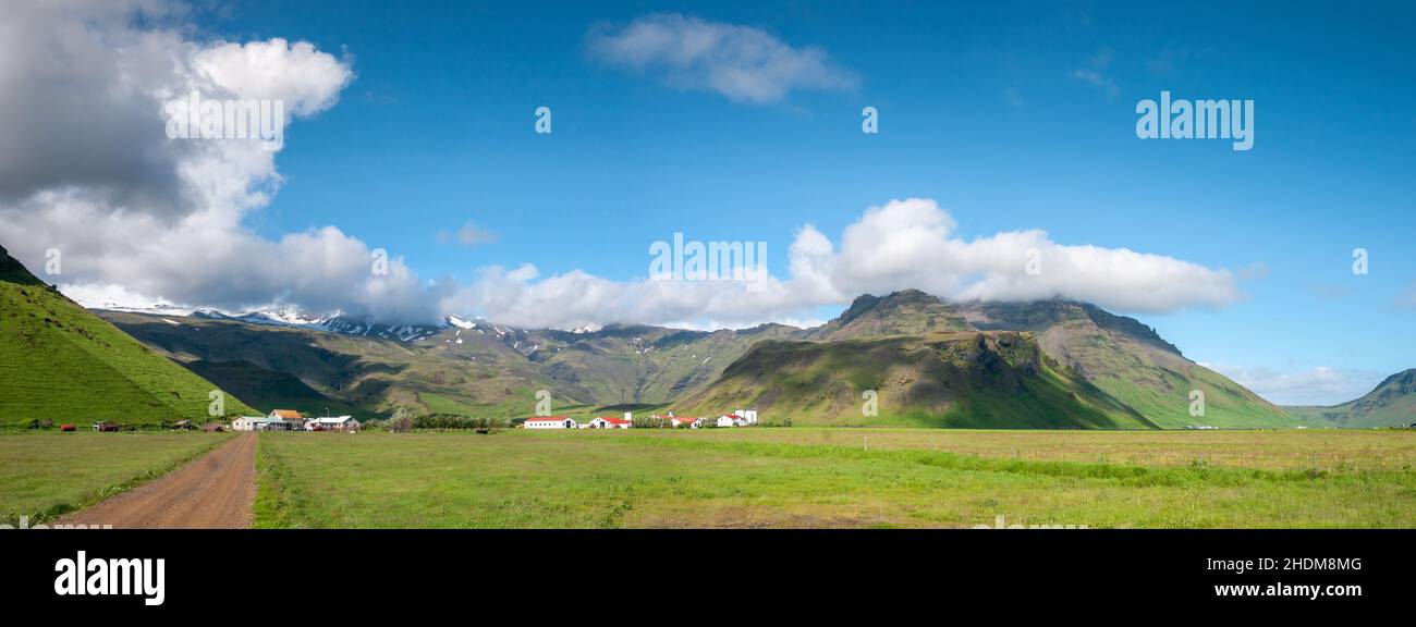 mountain range, iceland, mountain ranges, icelands Stock Photo - Alamy